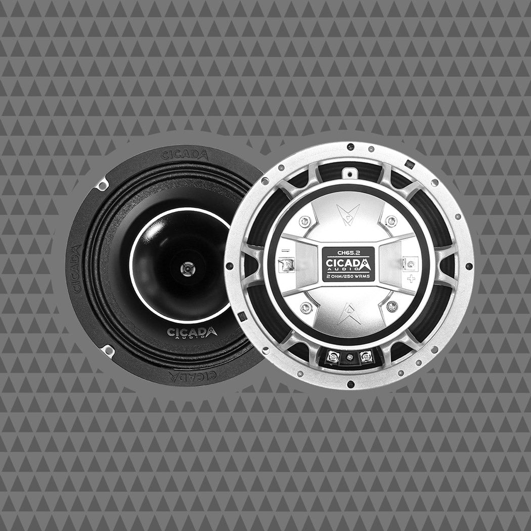 Cicada Audio CH65.2 6.5″ Coaxial Horn Speaker (2 Ohm) - For Harley – TDS Car Audio
