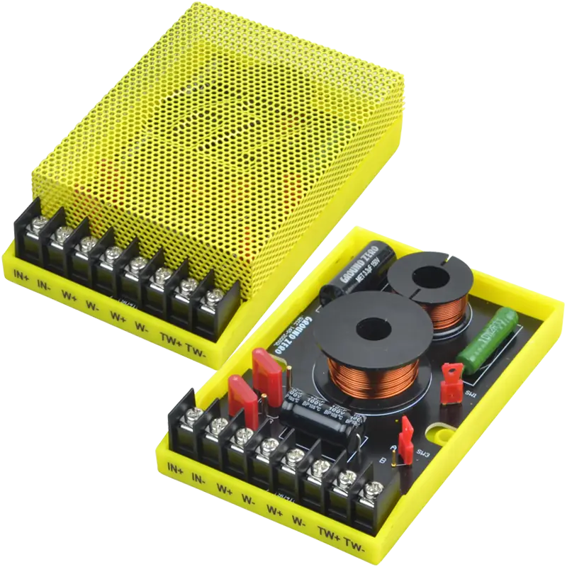 Ground Zero Audio GZCX 165-200.2SQL Competition 2-Way Variable Passive ...