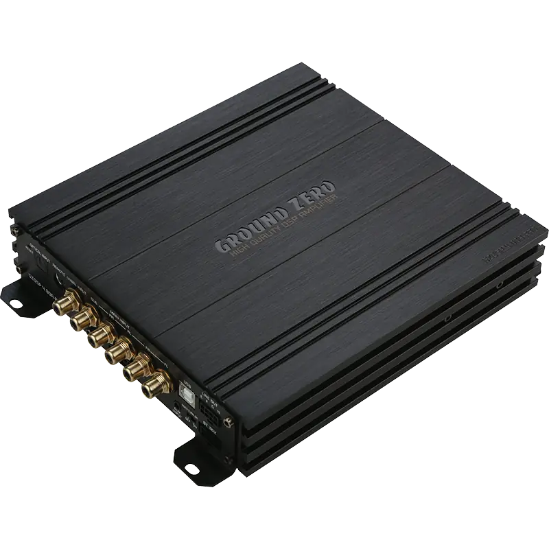 Ground Zero Audio GZDSP 4.80A-PRO 4-Channel Amplifier with 8-Channel D ...