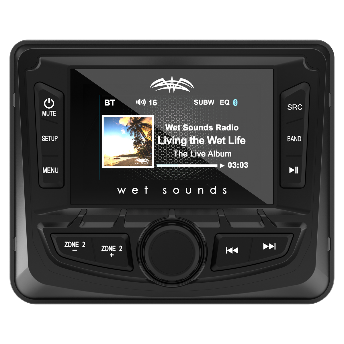 Wet Sounds WS-MC-2 AM/FM/Weather Band Tuner With RDS & SiriusXM-Ready ...