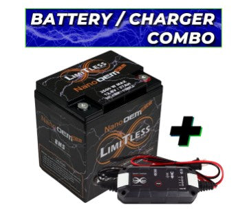 Limitless Lithium Nano OEM Elite Battery 27 AH with Maintainer – TDS ...